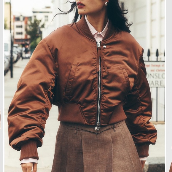 Agolde | Jackets & Coats | Agolde Jett Bomber Jacket | Poshmark